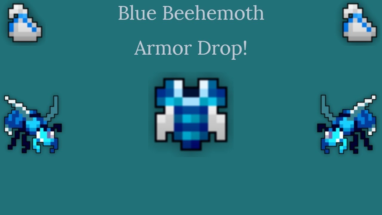 Blue Beehemoth Armor Drop! - YouTube