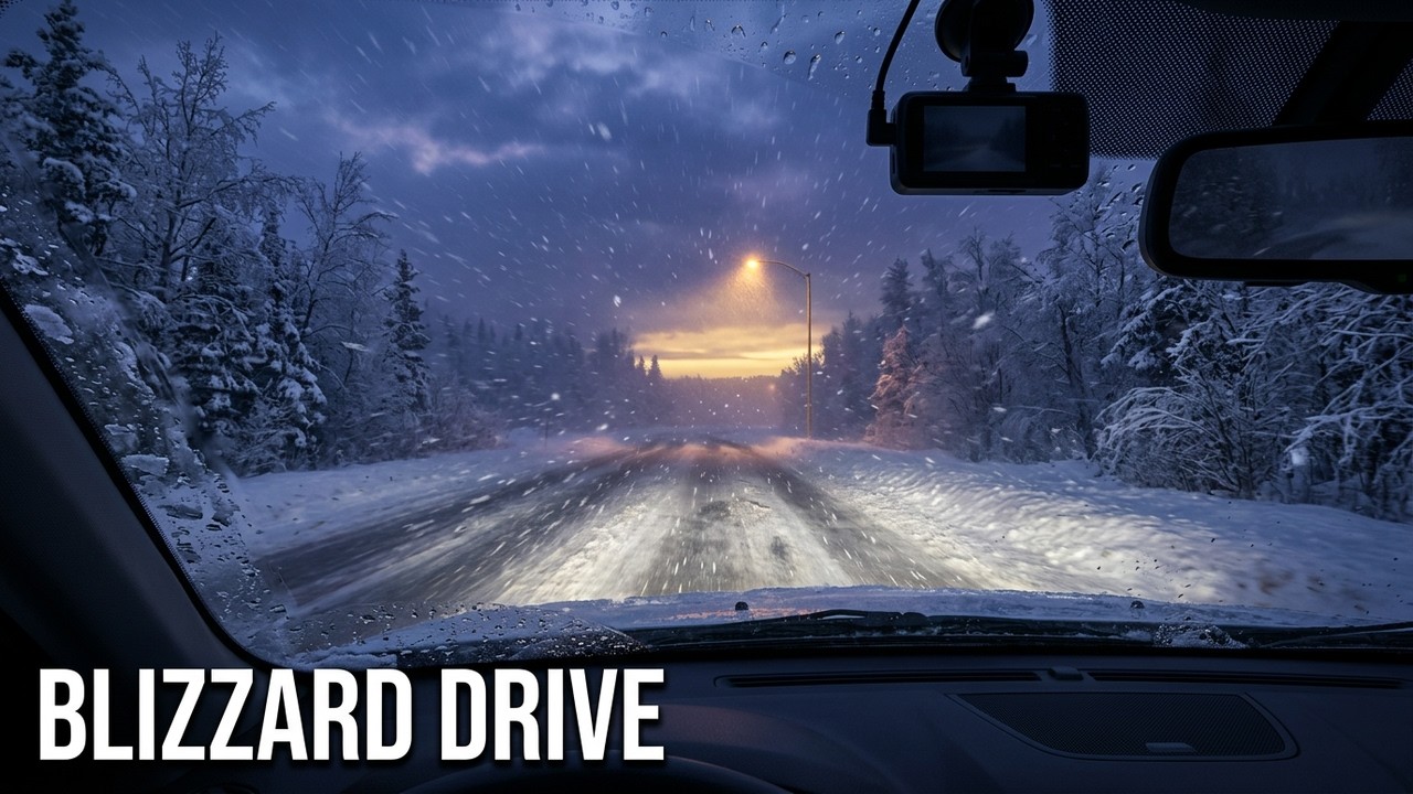 [Canada] Scenic Drive in Snowy Yellowhead Highway | Winter Drive ...