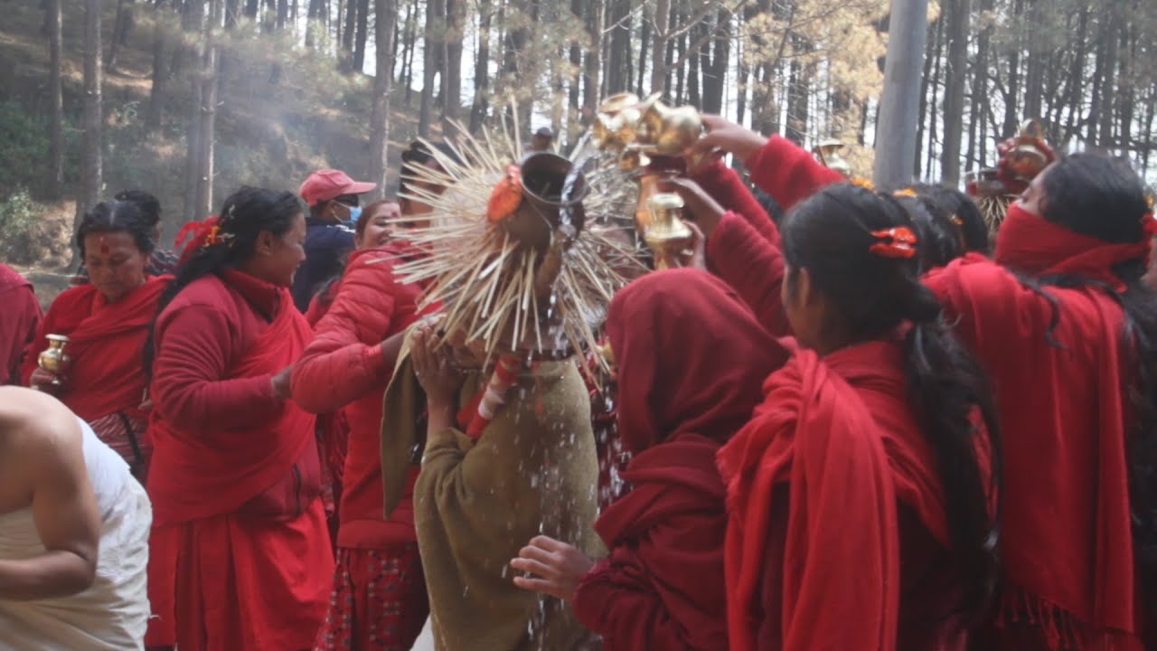 Swasthani | Preparing worshiping Narayan God at Nagadaha.. - YouTube