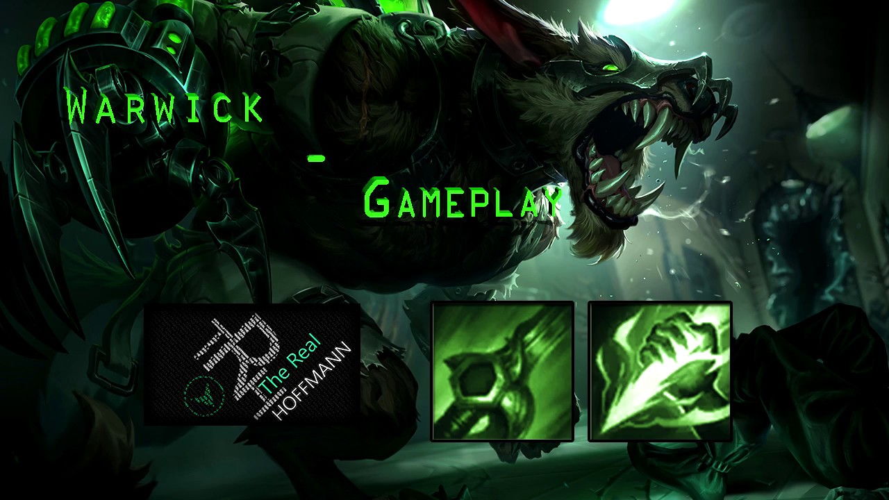 League of Legends - Reworked Warwick Jungle Gameplay ( lvl 3 Easy Solo ...