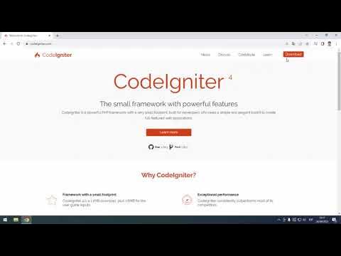 Instalando CodeIgniter 4 - YouTube