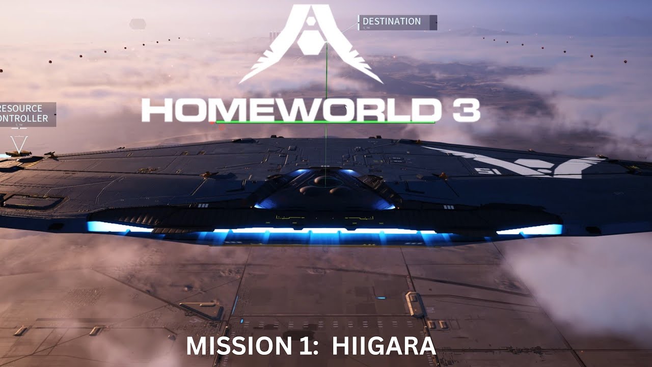 Homeworld 3: Mission 1: Hiigara: Hard: Full Gameplay Walkthrough: No ...