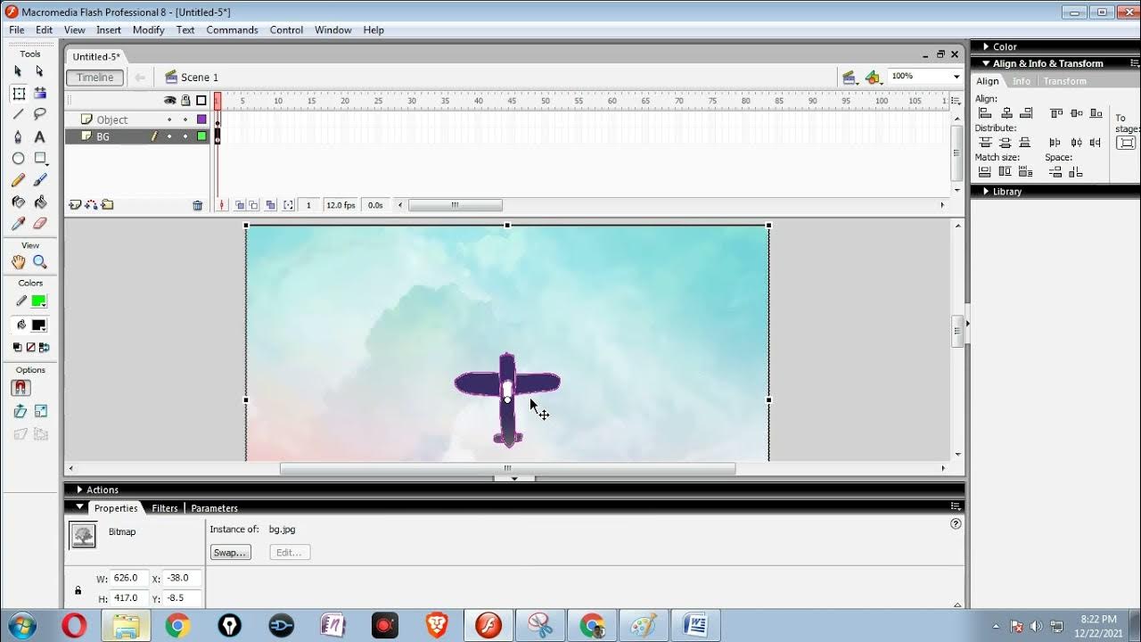 Flash CS8 pro Tutorial: Easy Actionscript - YouTube