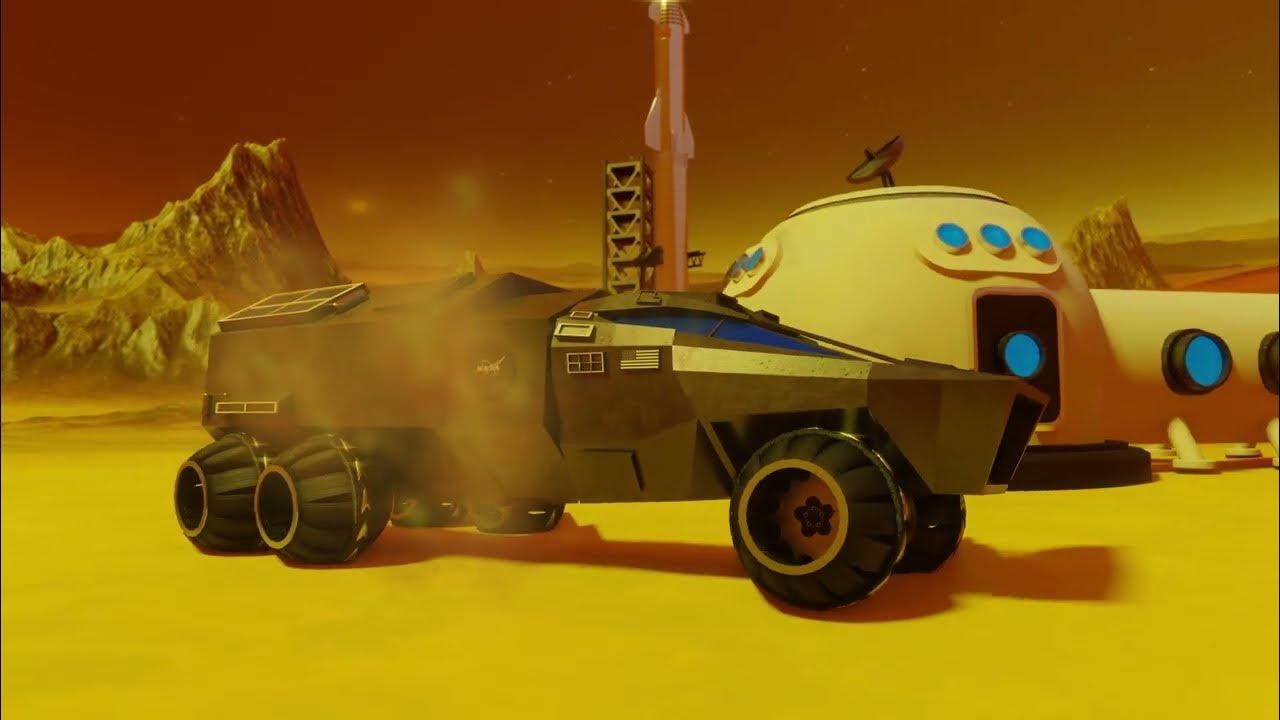 Mars Colony Visualization - YouTube