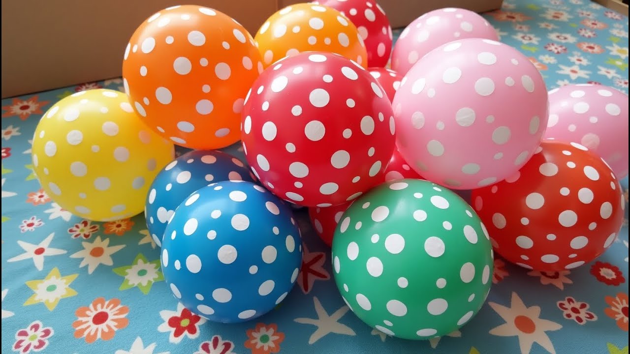 FUN BALLOON POP COMPILATION, Exciting Moment of Blowing Up Balloons ...