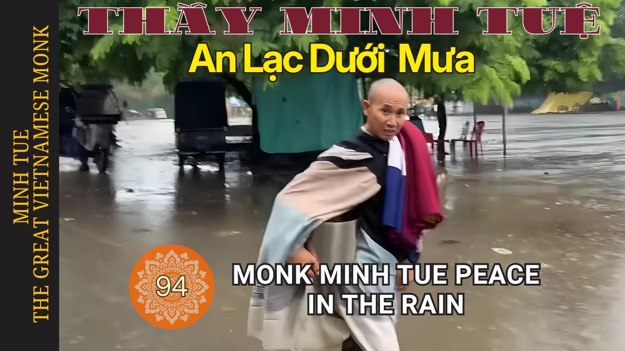 Monk Minh Tue’s journey in the Bodh Gaya rain #monkminhtue - YouTube