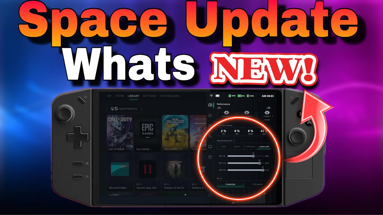 Lenovo Legion Go Space Update Whats new? - YouTube