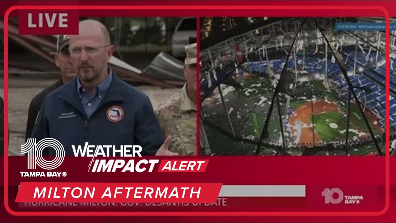 Milton Aftermath: 12:45PM update - YouTube