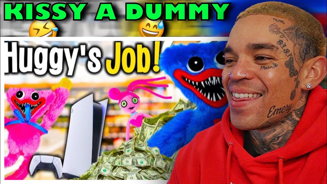 Huggy's World - Poppy Playtime Plush: Huggy Wuggy's Job! [reaction ...