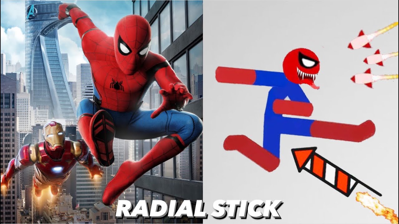 MARVEL vs Stickman | Stickman Dismounting | funny and epic moments ...
