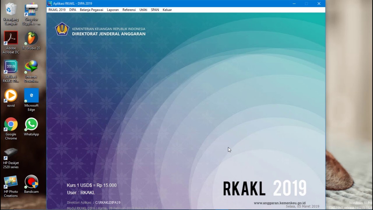 Tutorial Penggunaan Aplikasi RKAKL DIPA - YouTube