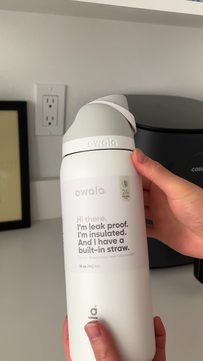 Owala 32 oz in shy marshmallow - YouTube