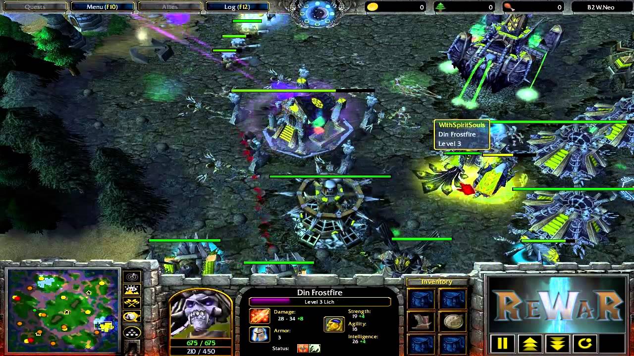 Lucifer(UD) vs Hawk(HU) - Game 3 - WarCraft 3 Frozen Throne - RN1529 ...