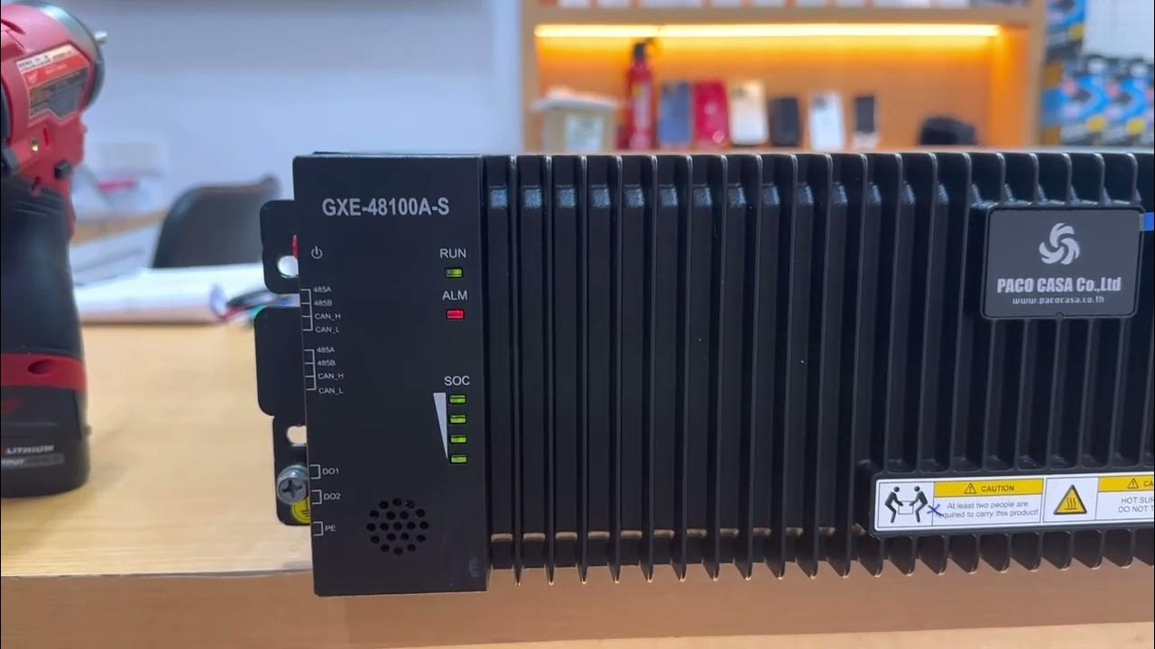 วิธีแก้ ALARM / ALM Battery PACO CASA GXE-48100A-S รับแก้ 088-1150797 - YouTube