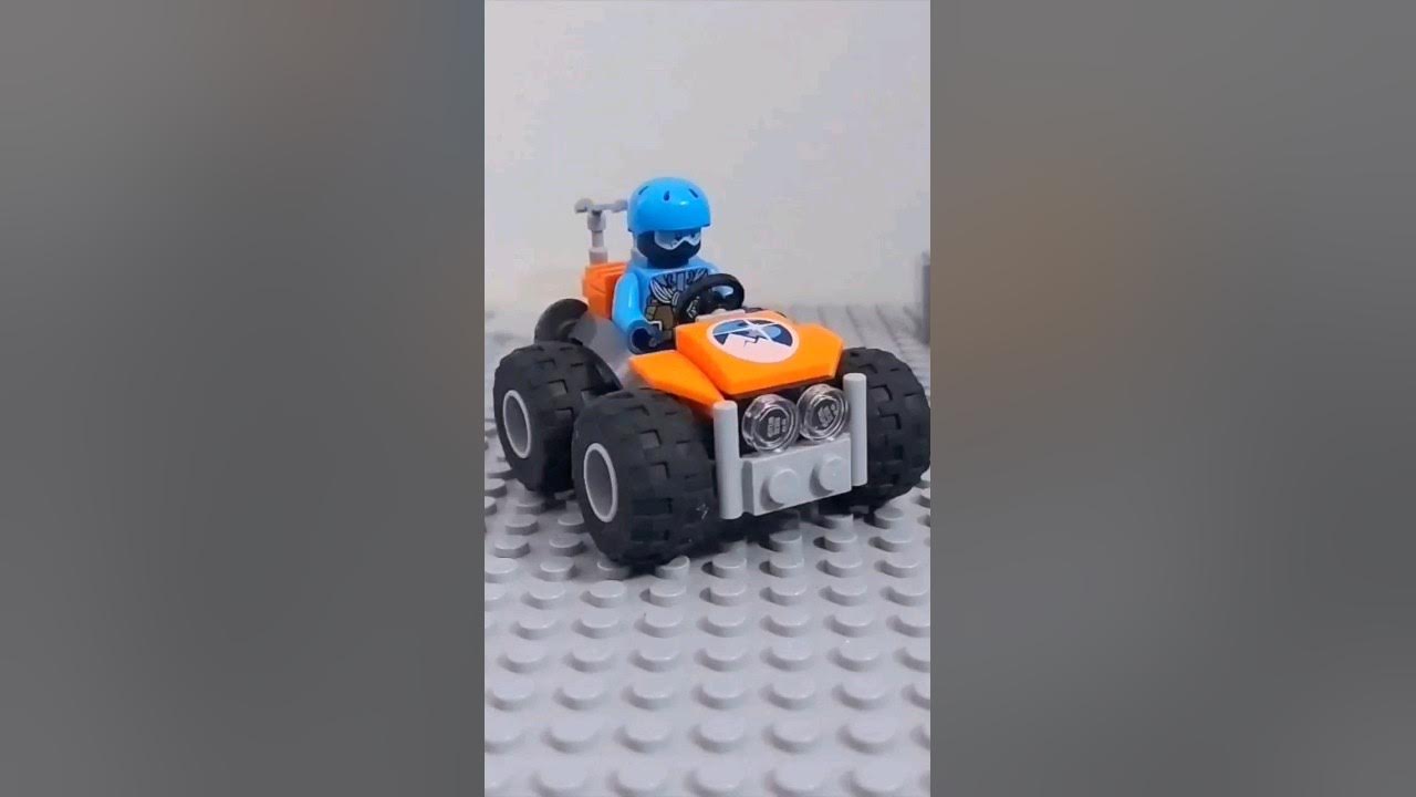 Satisfying LEGO Build Loop #lego #stopmotion #brickfilm #asmr #satisfying #car #legobuild # ...