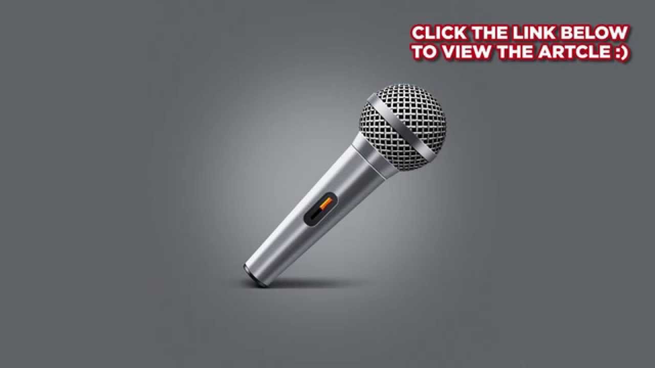 Adobe Illustrator Tutorial Create a Realistic Microphone - YouTube