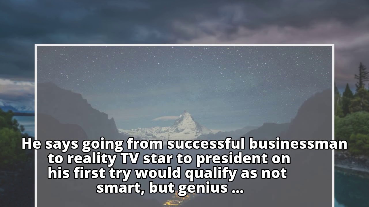 Trump says he's 'like, really smart,' 'a very stable genius' - YouTube