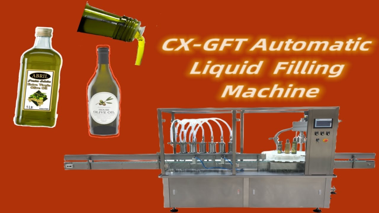 CX-GFT Automatic Liquid Filling Machine - YouTube