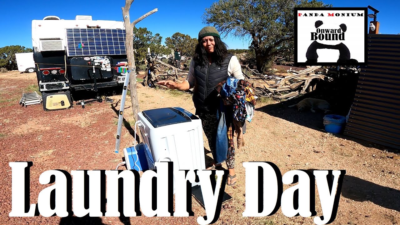 How We Do Laundry Off Grid & It's Portable - YouTube