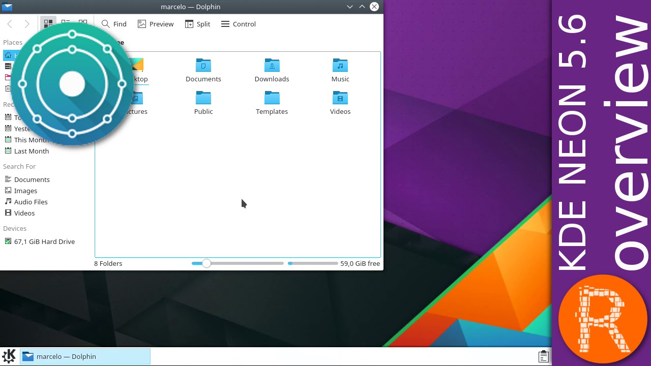 KDE NEON 5.6 overview | Solid Core, Latest Features - YouTube