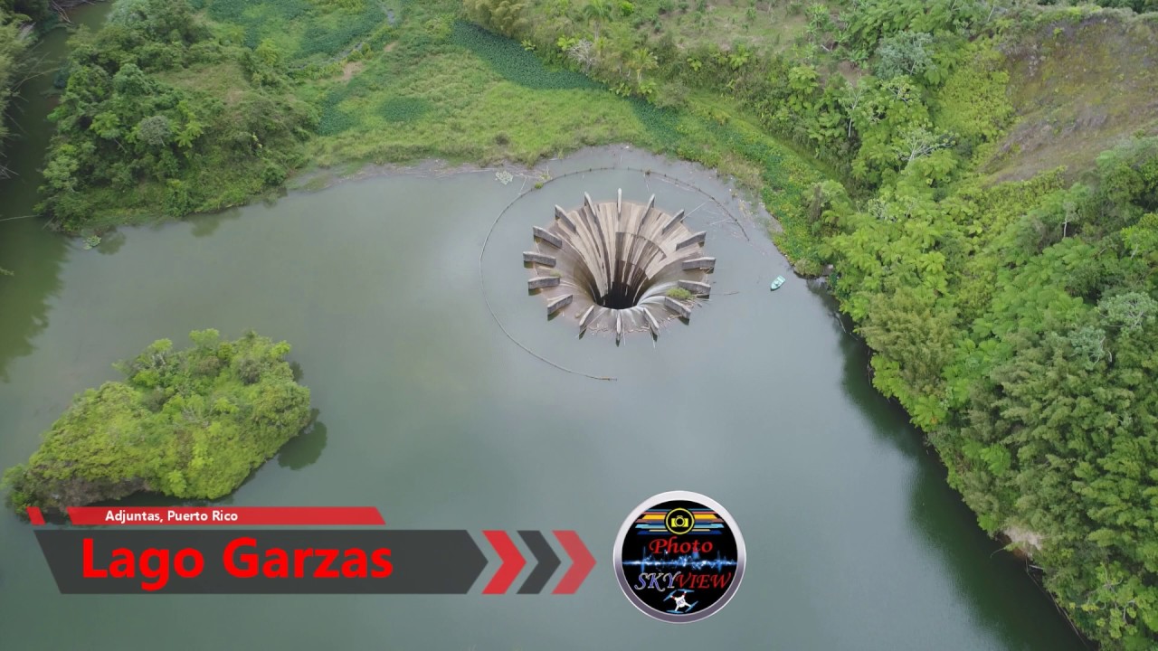 Garzas Lake in Adjuntas, Puerto Rico from Phantom 4 Pro. - YouTube