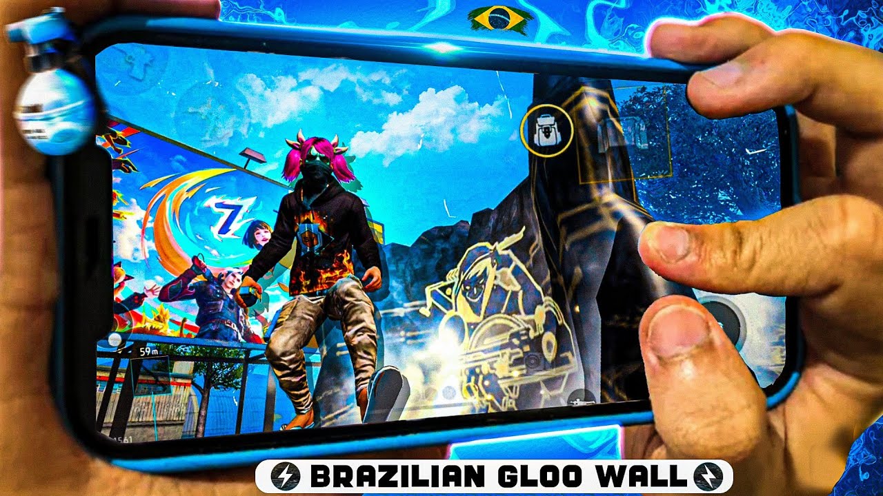 BRAZILIAN PLAYERS 🇧🇷 SUPERFAST SKY LOOK GLOO WALL TUTORIAL / HOW DO ...