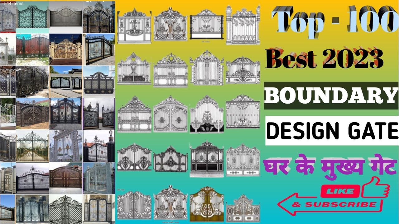 Top-100 Best Modern Boundary Gate Design। Boundary Modern Main Gate ...