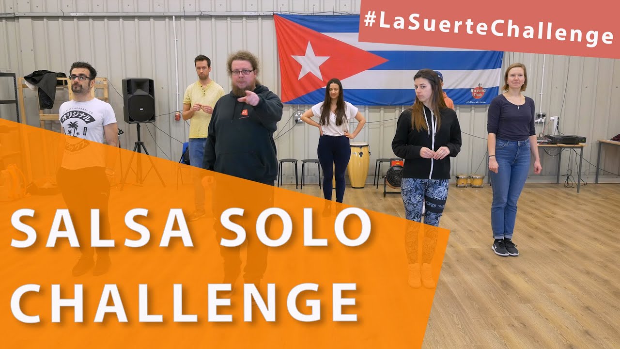 Salsa Solo Challenge with La Suerte #salsavirus - YouTube