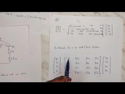 Bus Admittance Matrix (Y bus ) المحاضرة السادسة - YouTube