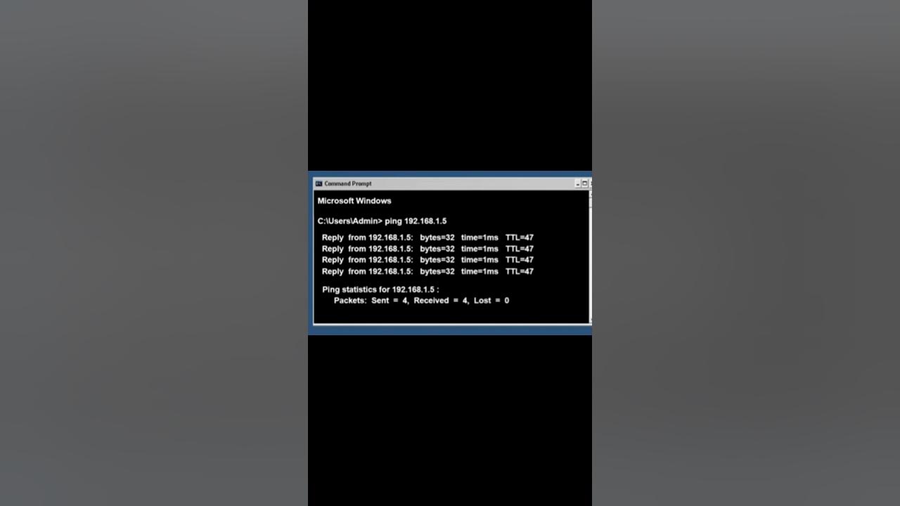 Uytility Of Ping Commands In Cmd Shorts Cmd Commandprompt Youtube
