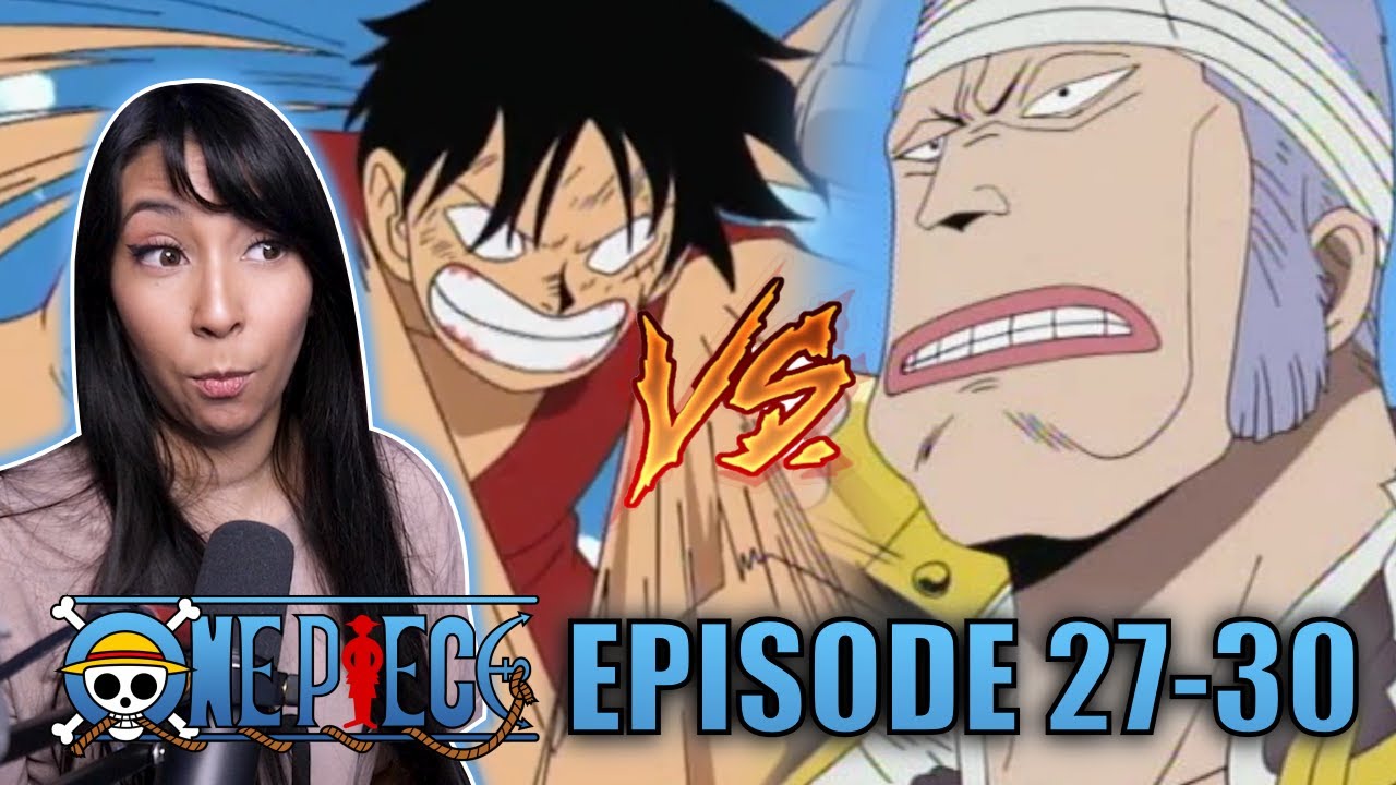 LUFFY VS KRIEG!! | ONE PIECE EPISODE 27-30 REACTION - YouTube
