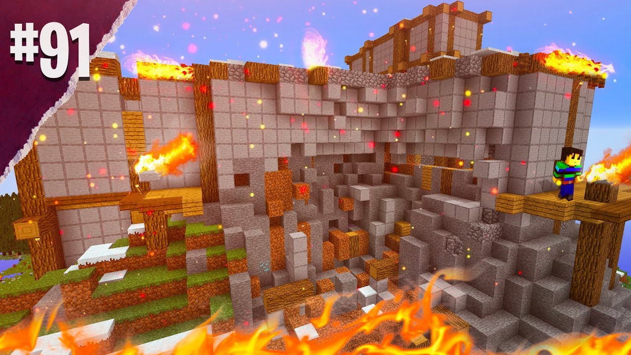 ALIENS VALLEN MIJN KASTEEL AAN!! - PlanetCraft #91 | Minecraft Mega ...