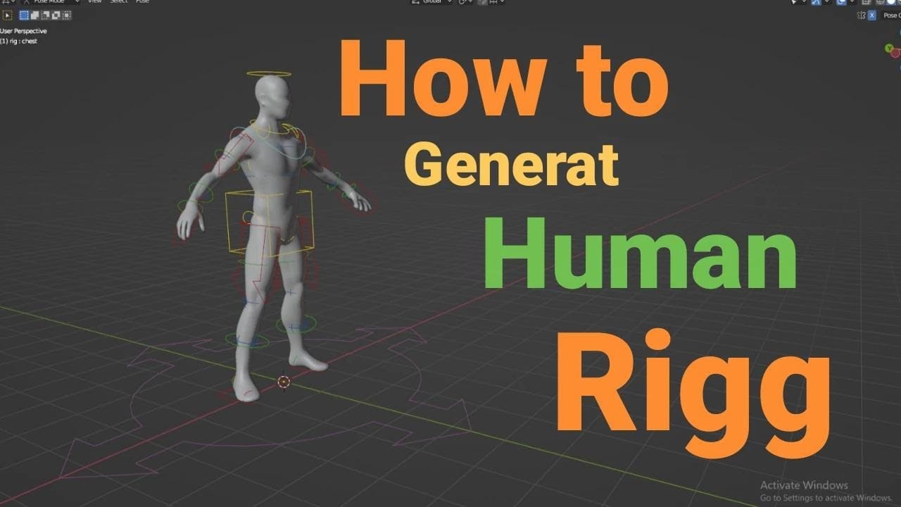 How TO Rigg Human In Blender || Basic Human Rigg - YouTube