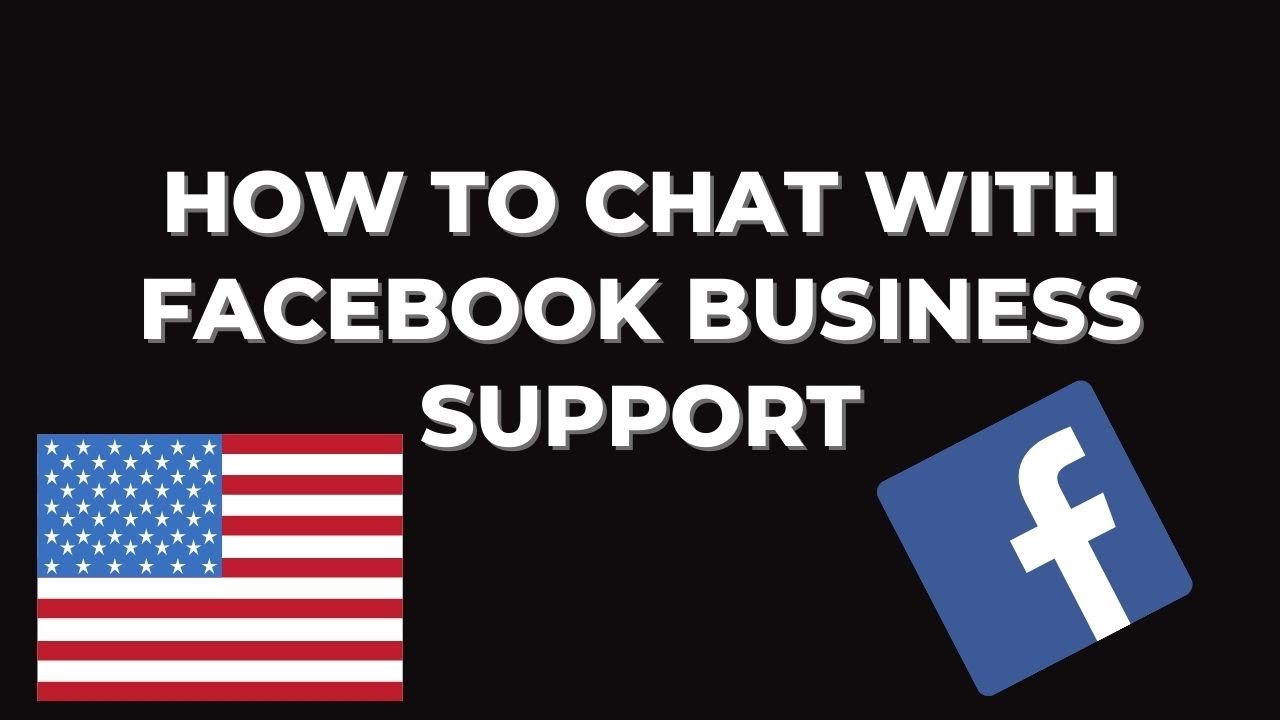 How to Contact Facebook Business Support by Chat - YouTube