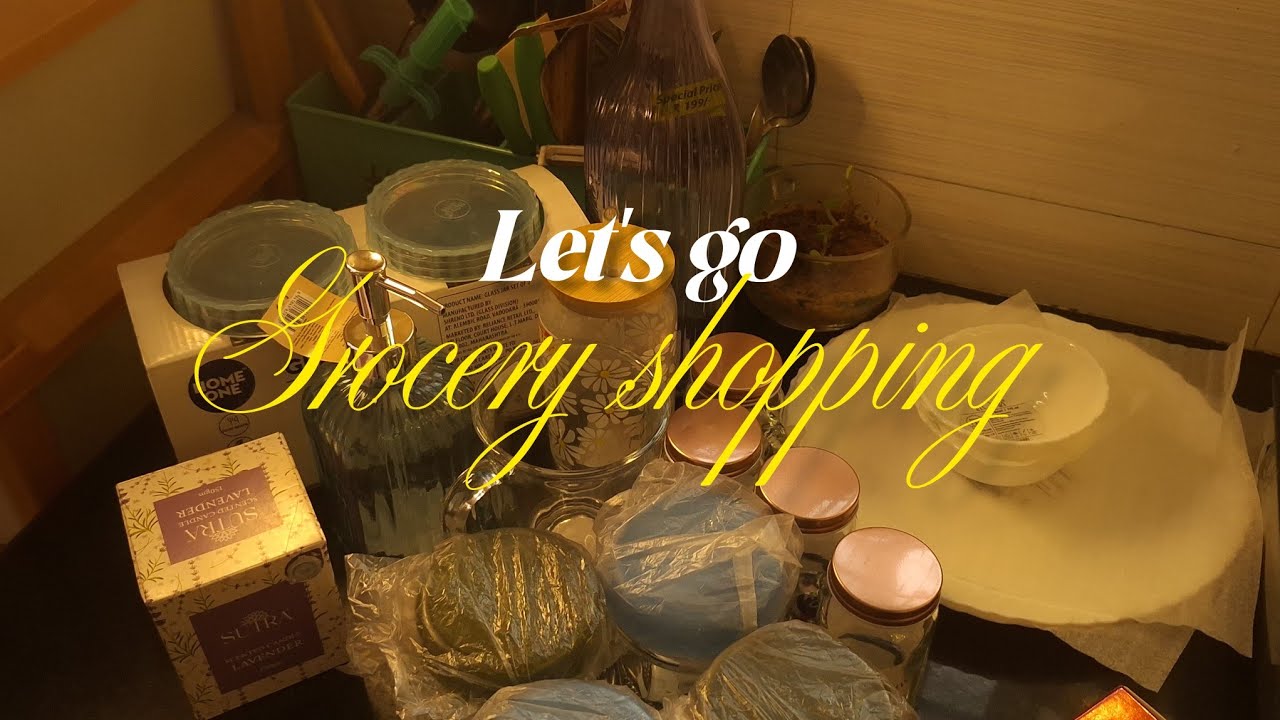 Let's go grocery shopping in India 🛍 !!! - YouTube