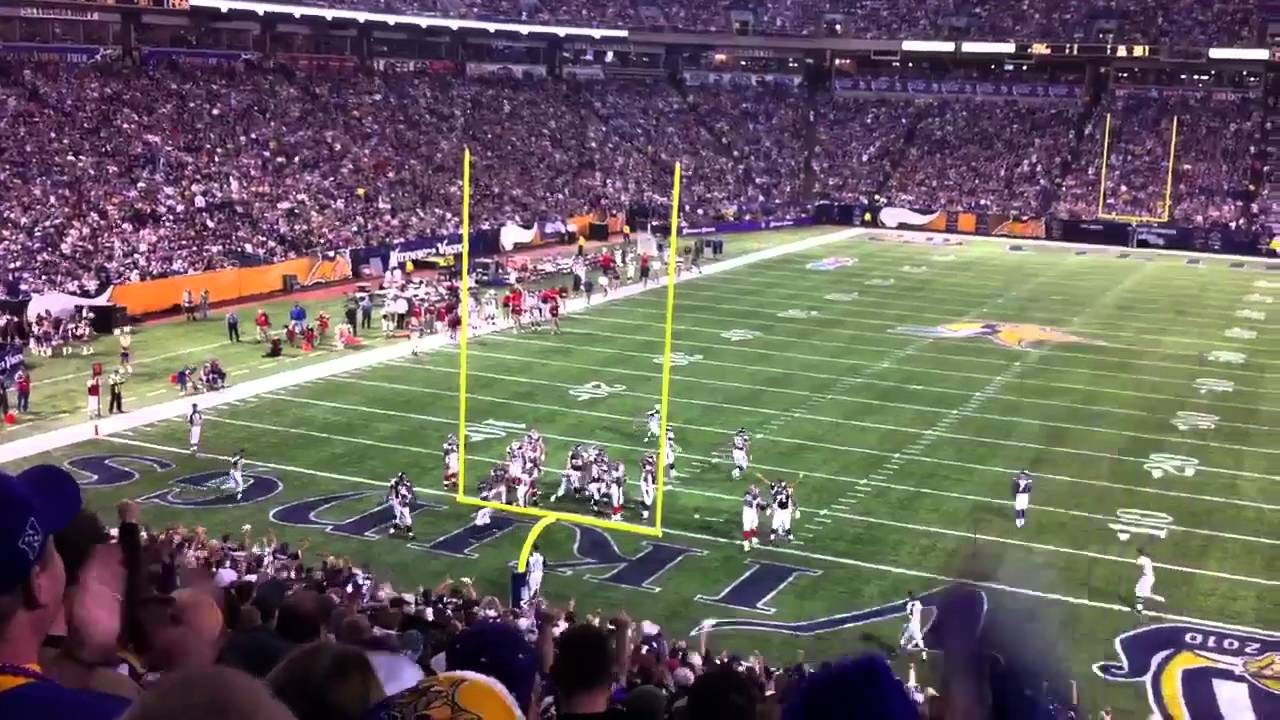 MN Vikings Score A Touchdown - YouTube
