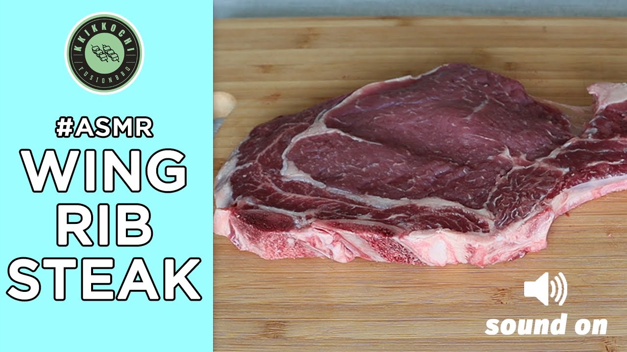 ASMR FOOD | WING RIB STEAK 🥩 - YouTube