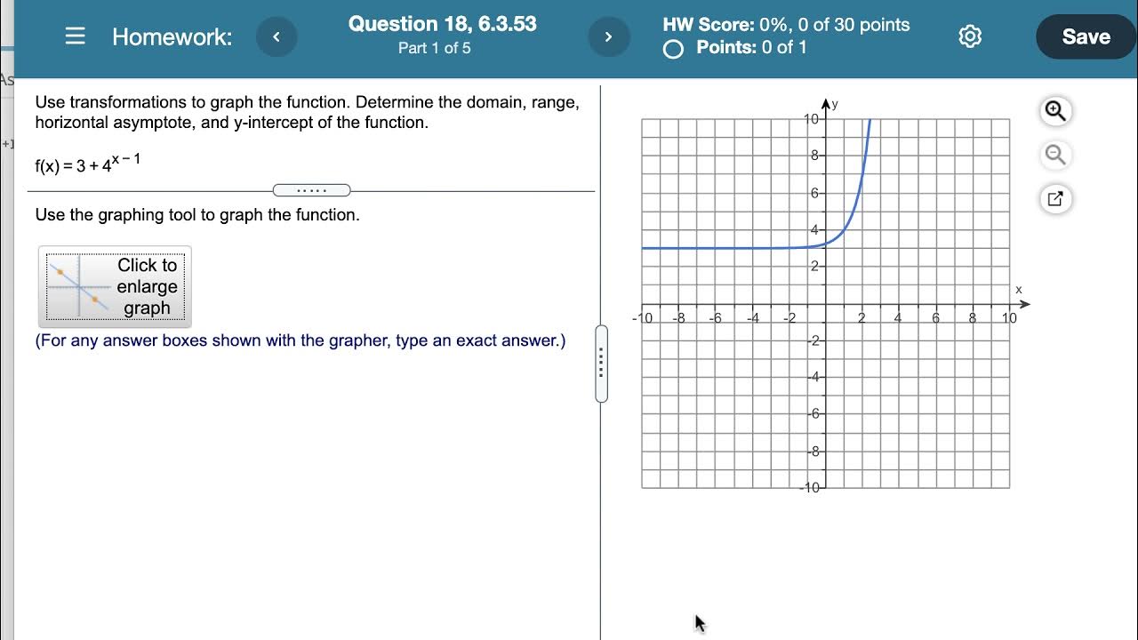 Graphing Exponential and Logarithms in MML - YouTube