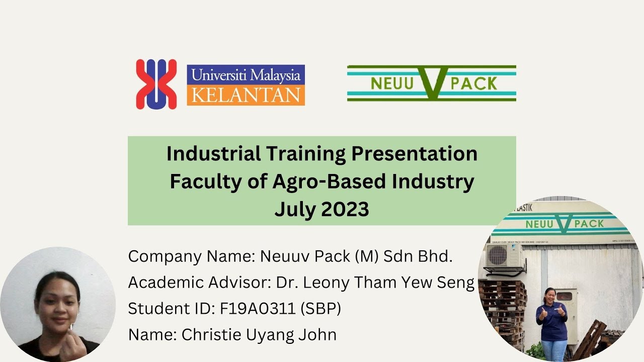 Industrial Training Presentation FIAT UMK July 2023 - YouTube