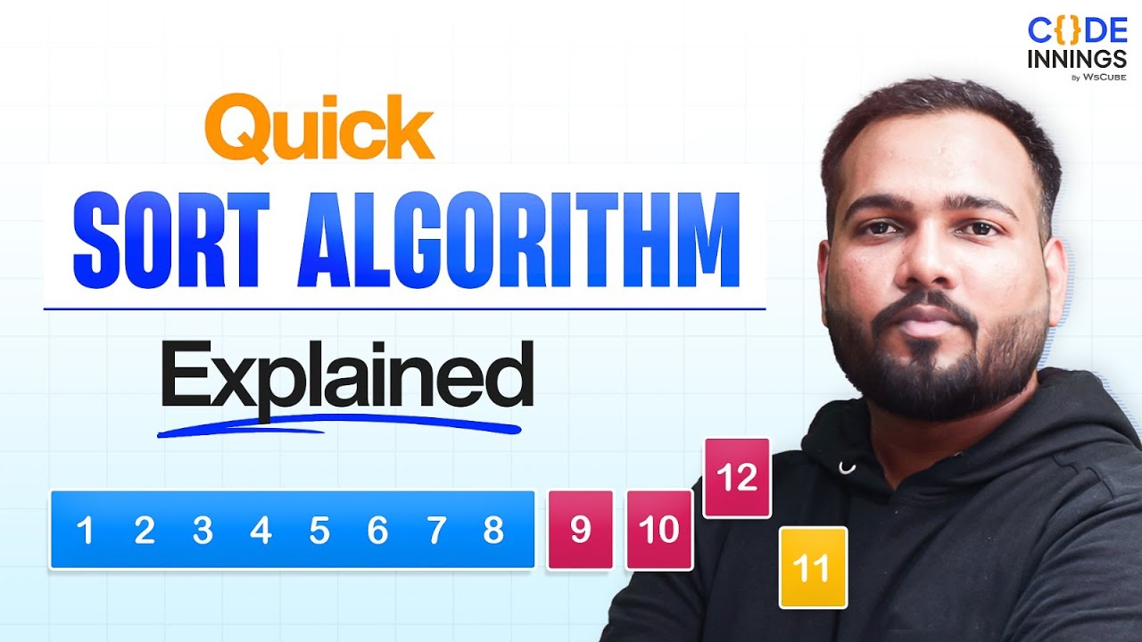 Quick Sort Algorithm Explained | DSA With Python (Step-by-Step) - YouTube