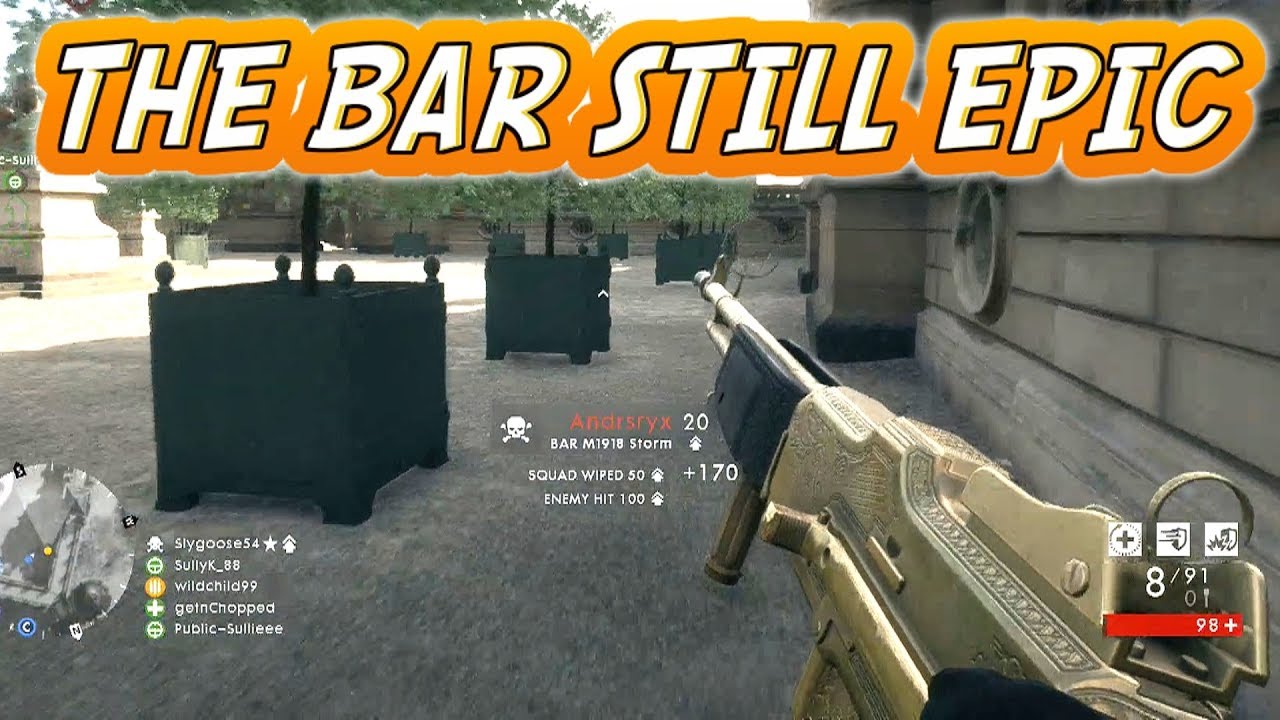 Battlefield 1: THE BAR DOMINATES AGAIN – BF1 Multiplayer Gameplay - YouTube