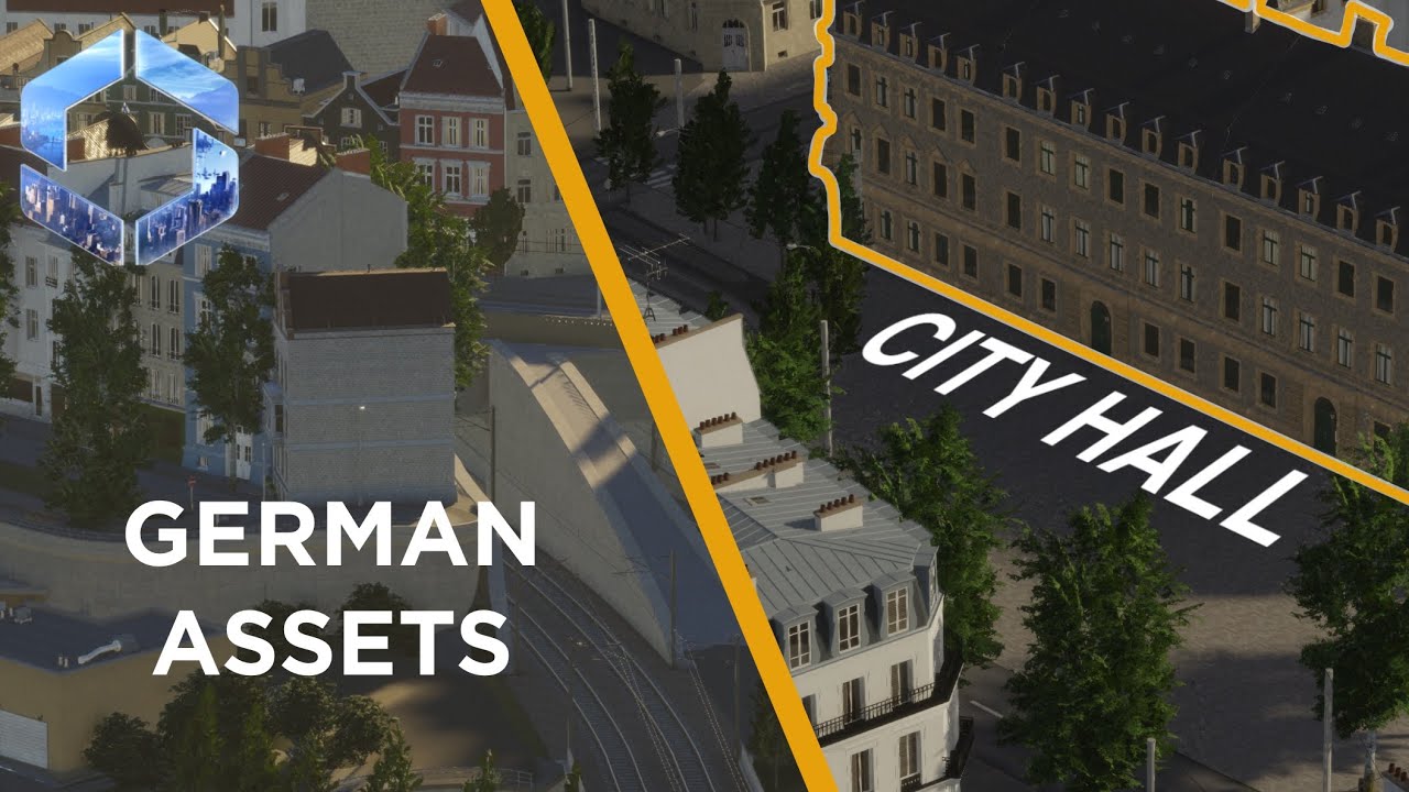 Using NEW GERMAN ASSETS in the BELGIAN CITY - YouTube