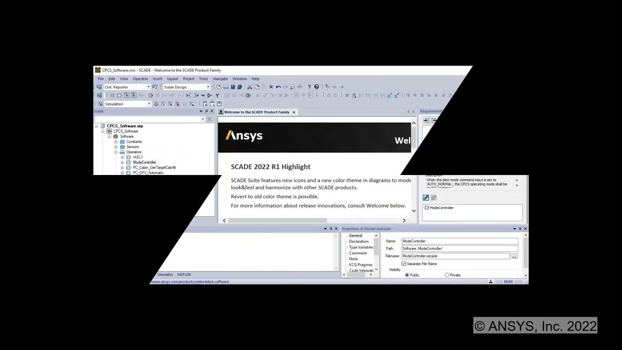 Introduction to Ansys SCADE Test Model Traceability Tutorial 7 - YouTube