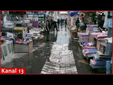 “Sədərək” ticarət mərkəzini SU BASDI- VİDEO