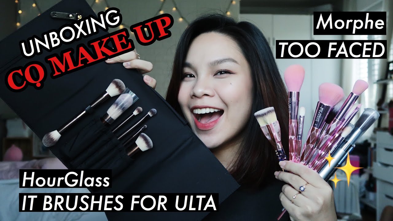 Tui Đập Hộp: MỘT ĐỐNG CỌ MAKEUP MỚI (MORPHE, HOURGLASS, TOO FACED, IT ...