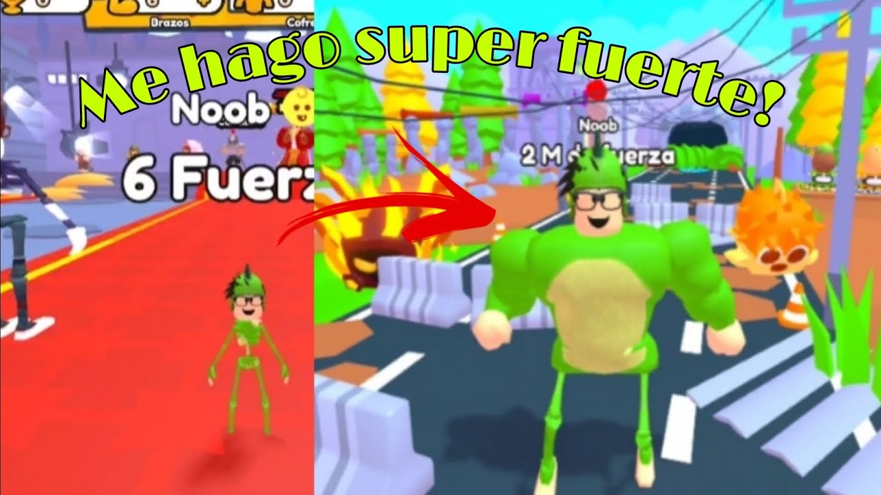 Me hago SUPER FUERTE en ROBLOX | Mateo_Games - YouTube