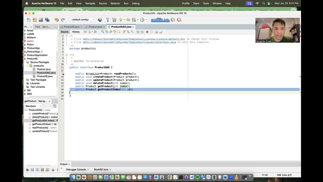 Java DAO Design Using JFrame & JDialog Tutorial Part 1 - YouTube