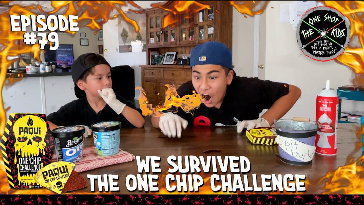 We Survived the One Chip Challenge! - YouTube