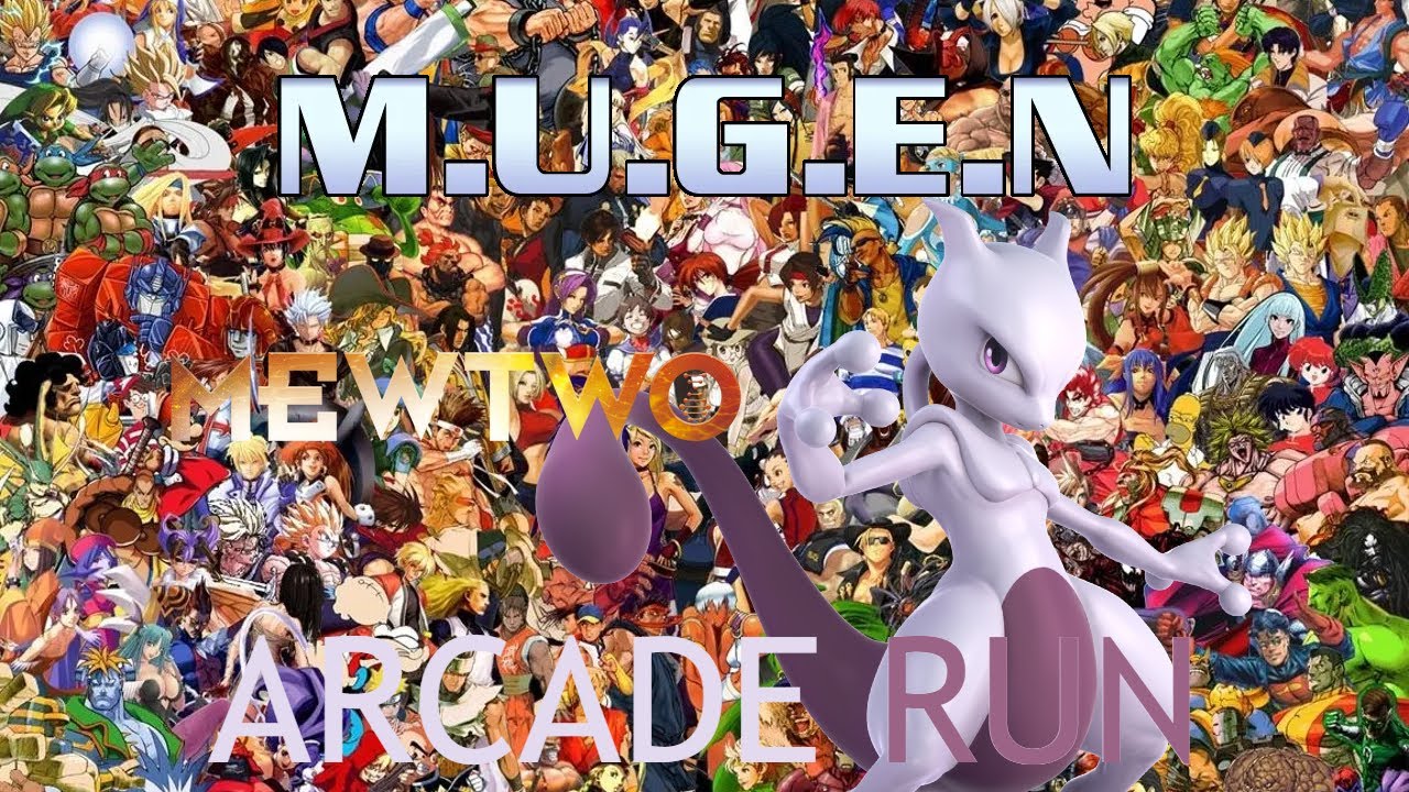 MUGEN: The 100 Mega Shock!'s Mewtwo Arcade Run - YouTube