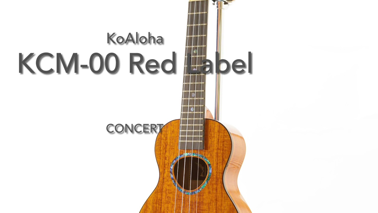 KoAloha KCM-00 Red Label Concert [UKULELE BIRD] - YouTube